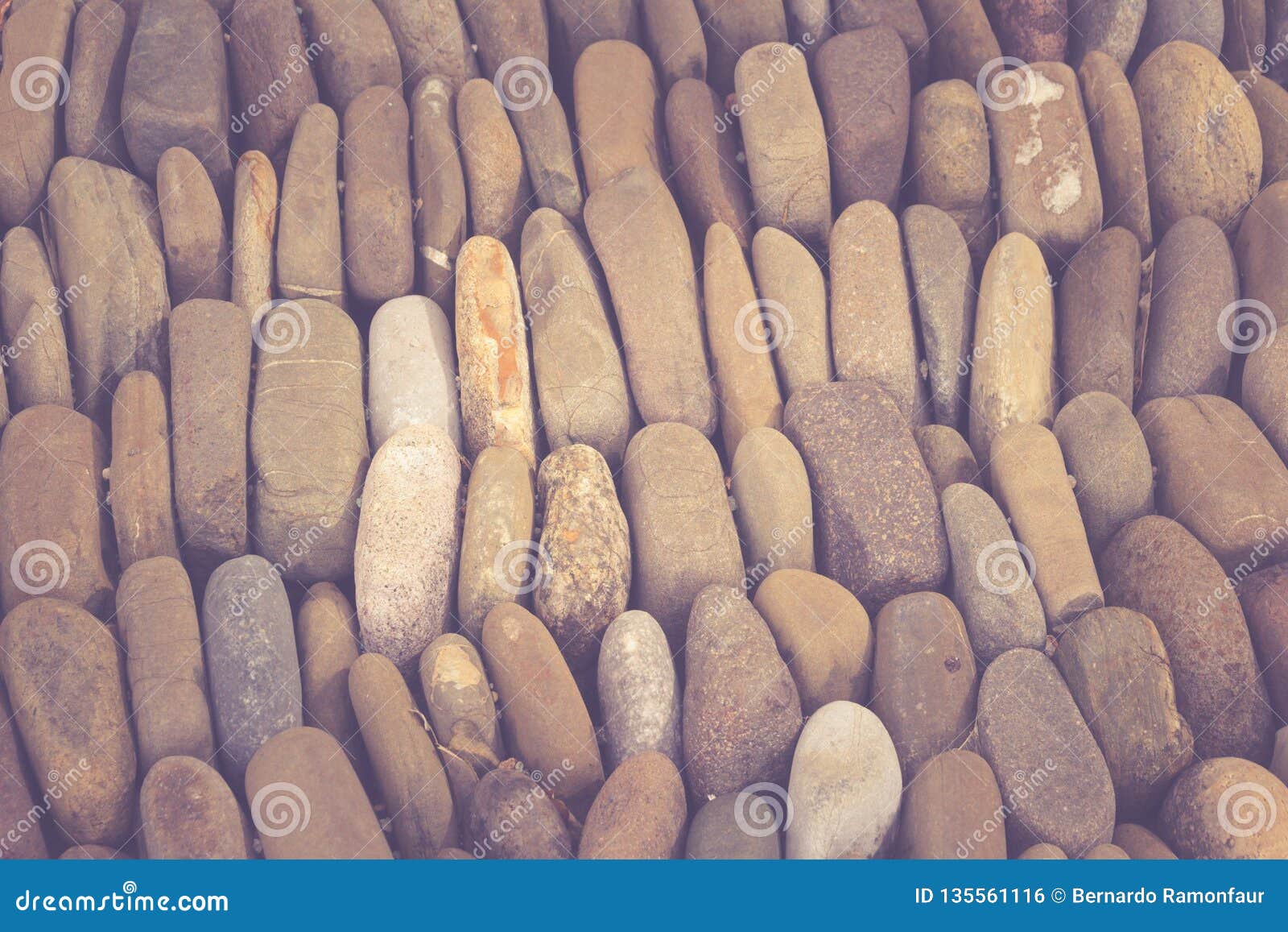 Rounded Rocks Floor Background Stock Photo - Image of stone, rough ...