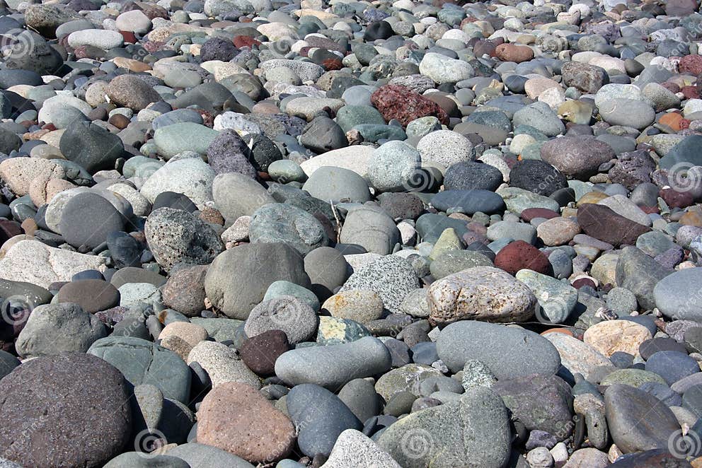 Rounded rocks (pebbles) stock image. Image of skeena, texture - 5478177