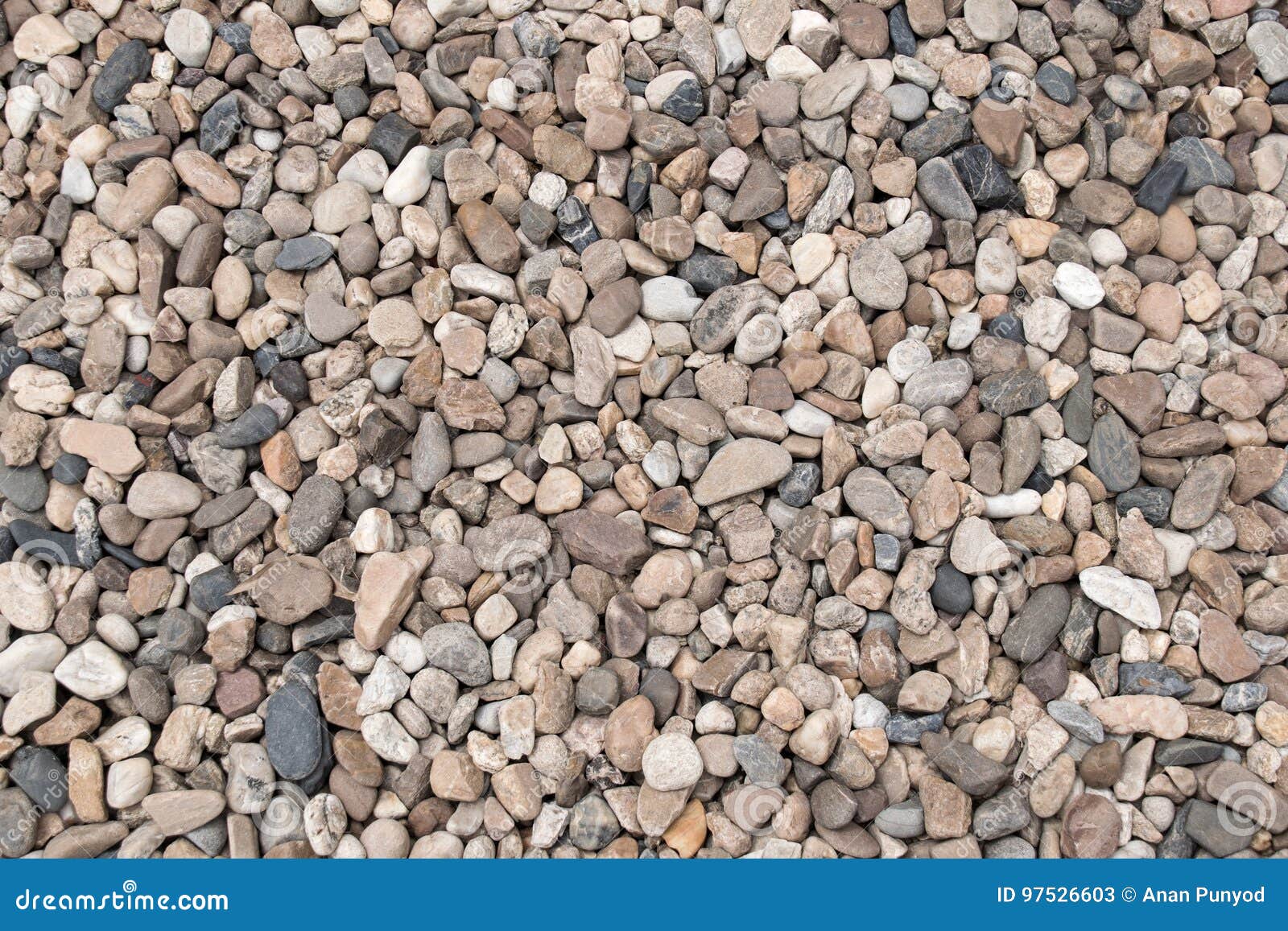 Rounded Rocks Stones Grades Texture Abstract Background Stock Image ...