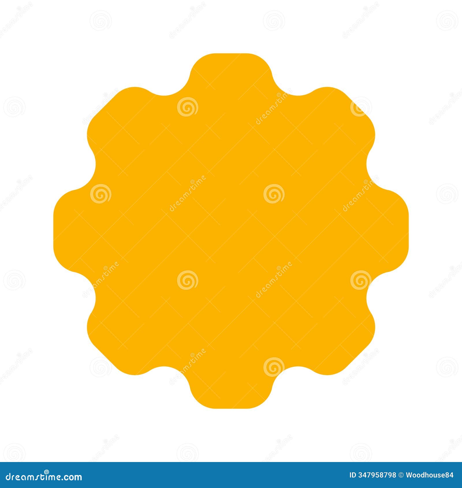 Rounded Shape Sticker. Cartoon Vector | CartoonDealer.com #26461645
