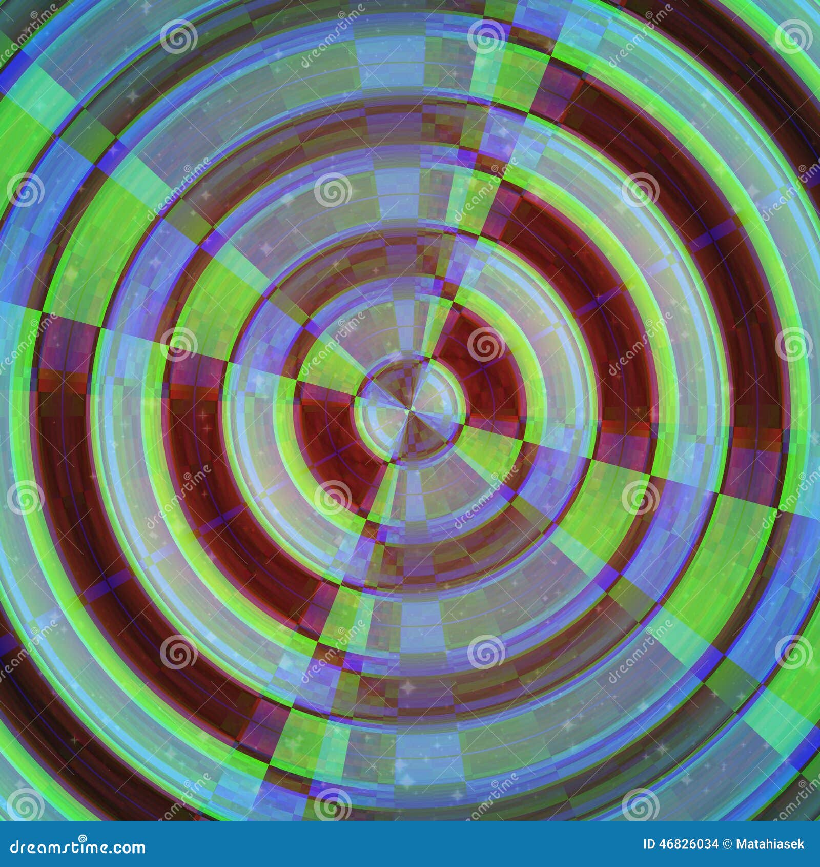 Rounded Shape Image. Abstract Target Stock Illustration - Illustration ...