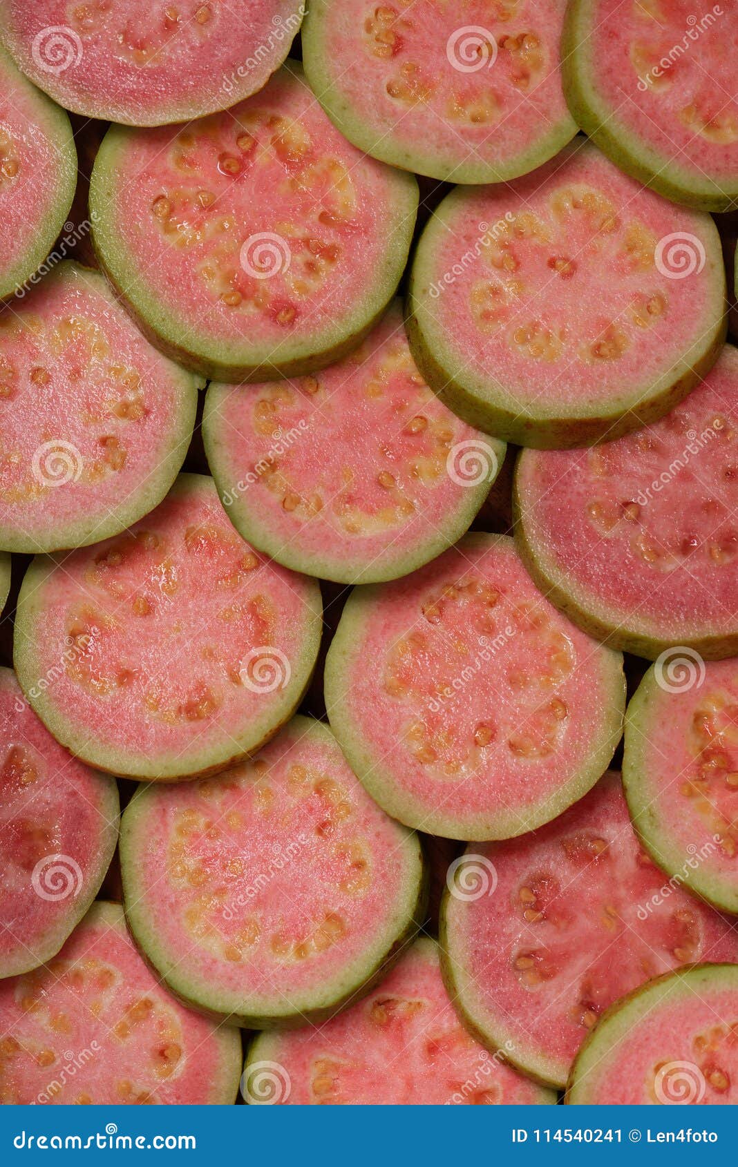 Slices of pink guava stock image. Image of fruit, pattern - 114540241