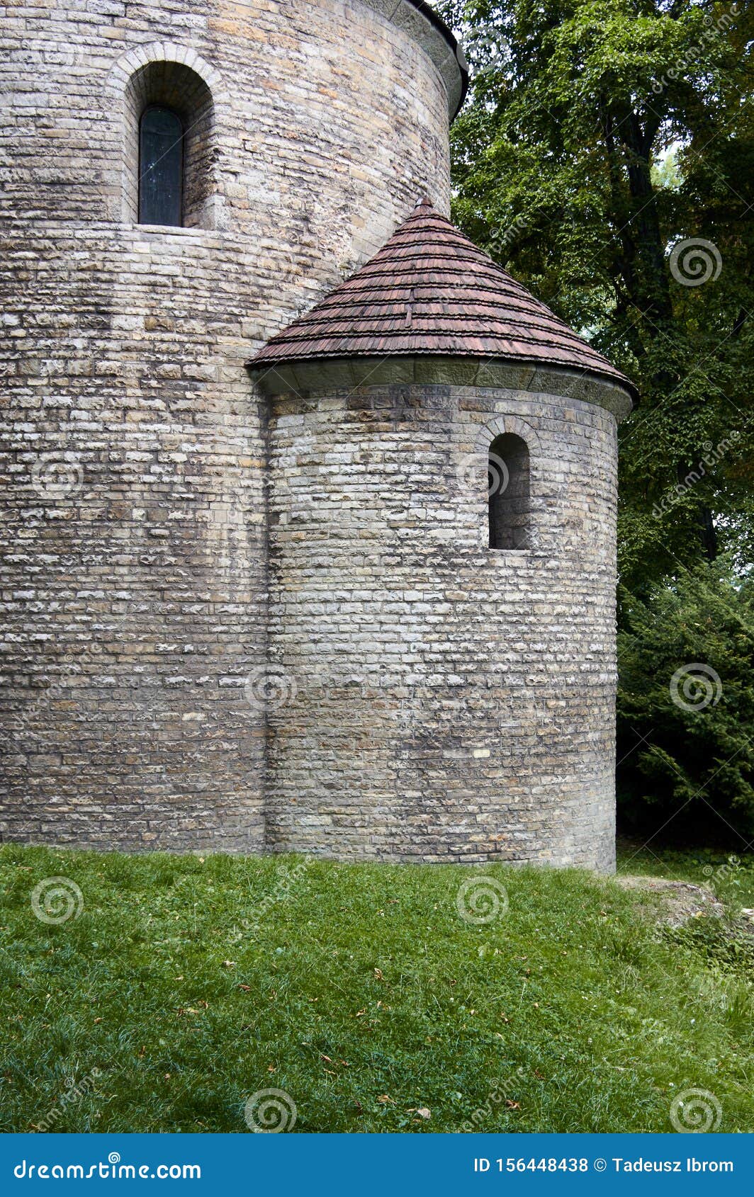 Rounded small tower stock photo. Image of rotunda, legend - 156448438