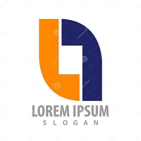 Rounded Square Logo Concept Design. Symbol Graphic Template Element ...