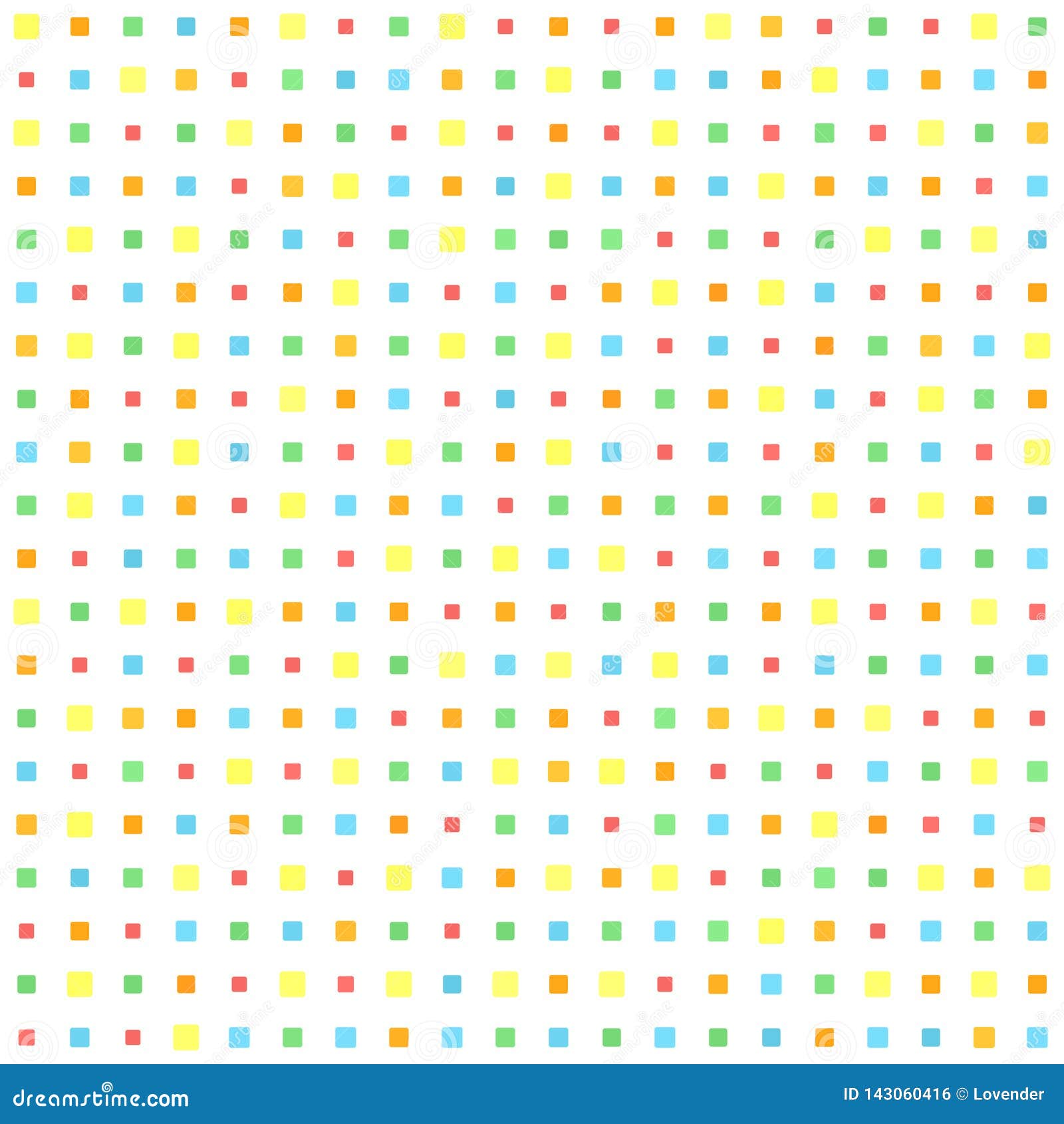 Rounded Square Pattern. Seamless Vector Stock Vector - Illustration of ...