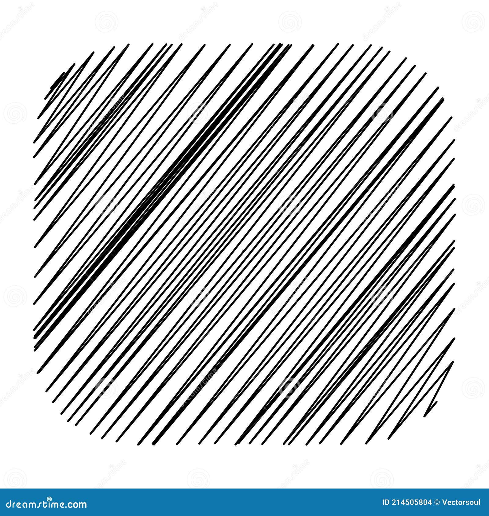 Rounded Square with Sketchy, Scribble, Doodle Effect Texture Stock ...