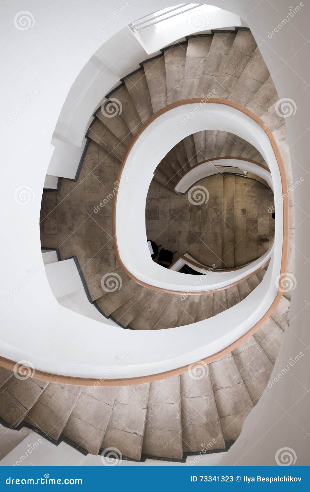 Rounded Staircase stock image. Image of design, spiral - 73341323