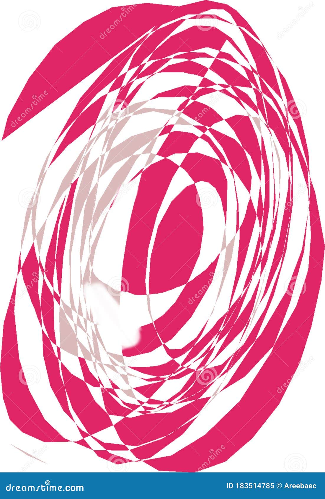 Rounded Structure with Colours Illustration Stock Illustration ...