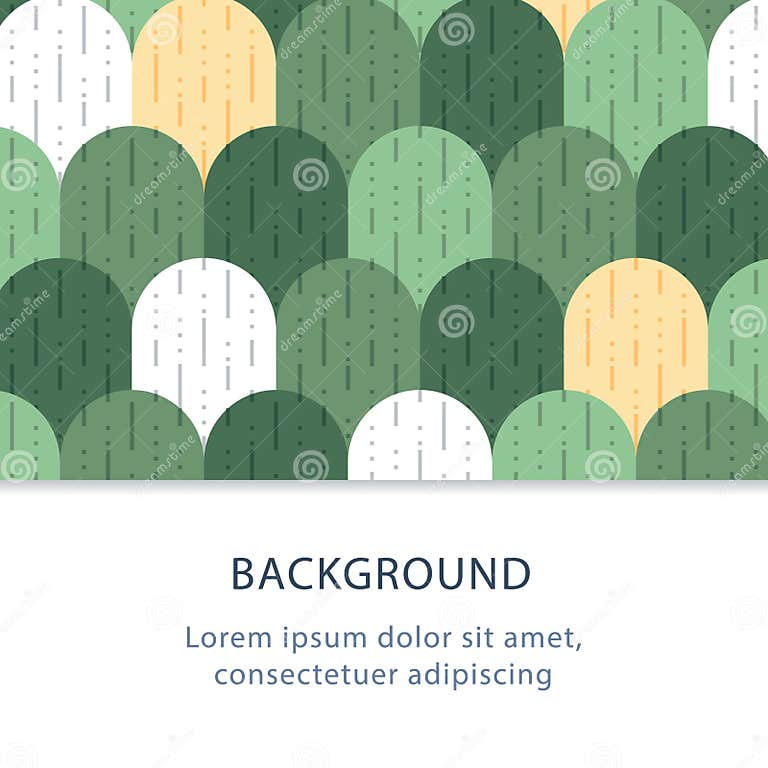 Abstract Flat Background, Rounded Tiles Pattern, Creative Backdrop ...