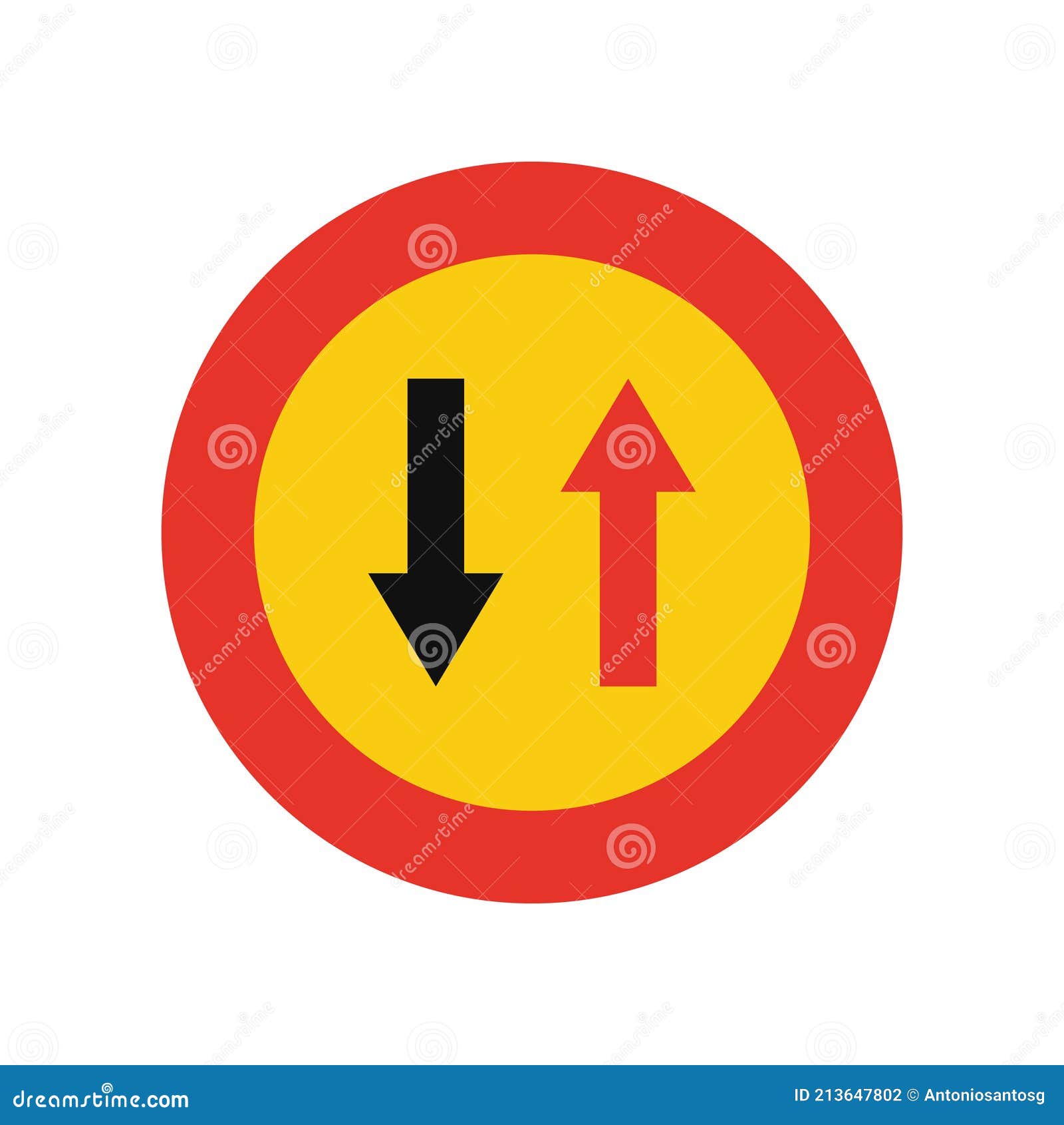 Opposite Compulsory And Voluntary Vector Illustration | CartoonDealer ...