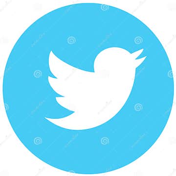 Rounded Twitter Logo for Web and Print Editorial Photography ...