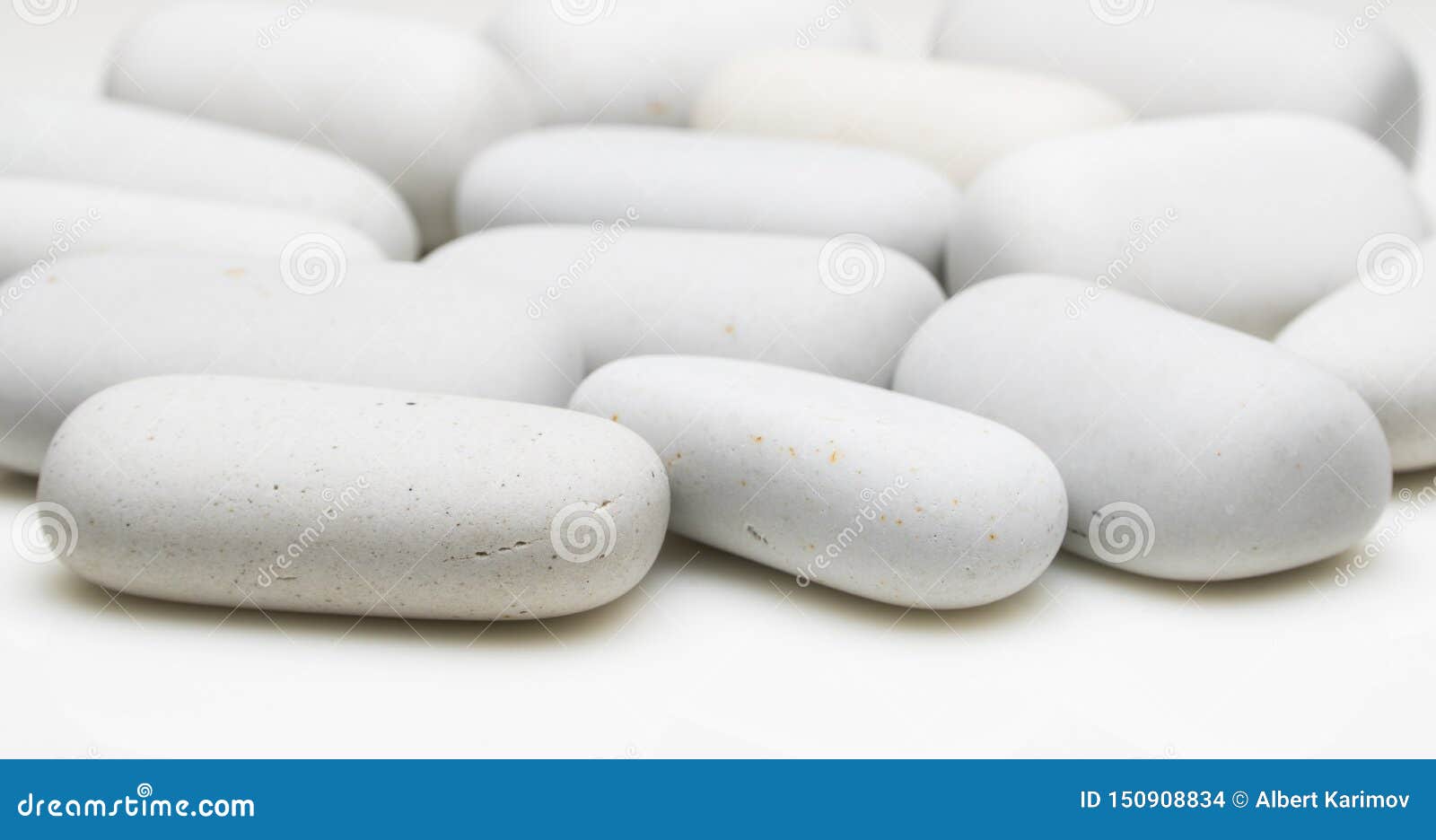 Rounded white stones stock photo. Image of texture, pure - 150908834