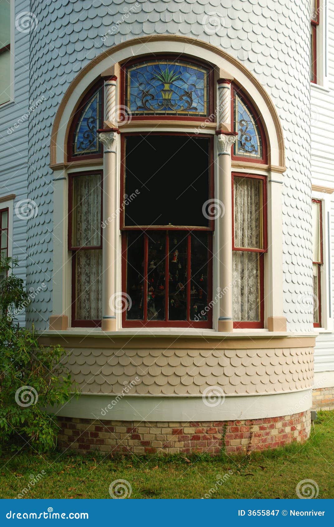 Rounded Window As Abstract Architecture Detail Stock Photography ...