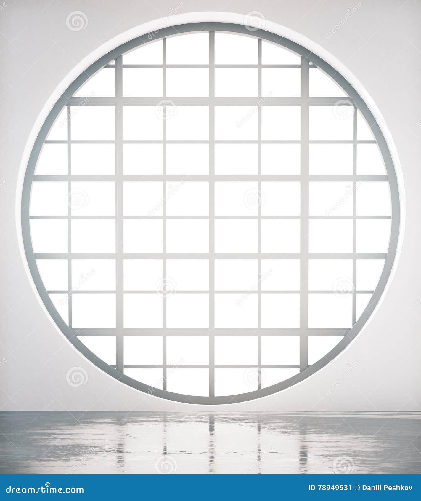 Rounded window front stock illustration. Illustration of creative ...