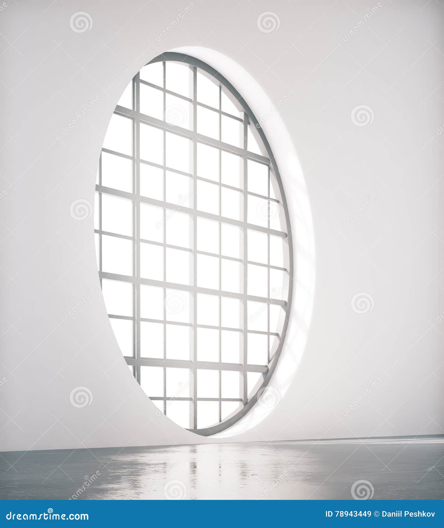 Rounded window side stock illustration. Illustration of floor - 78943449