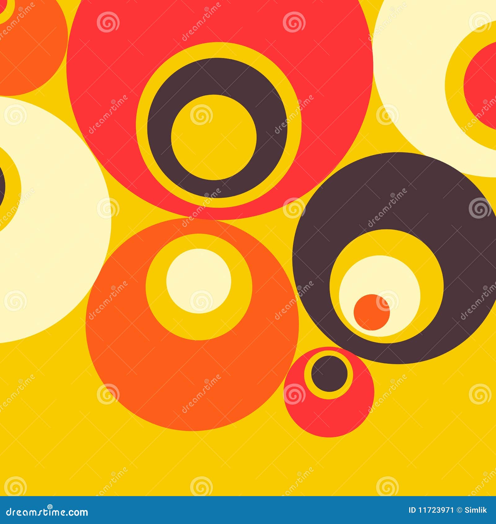 Rounds background stock vector. Illustration of pattern - 11723971