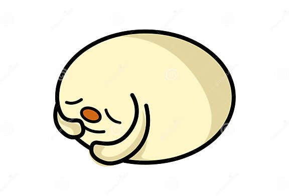 Roundy el monstruo stock de ilustración. Ilustración de bosquejo - 92851390