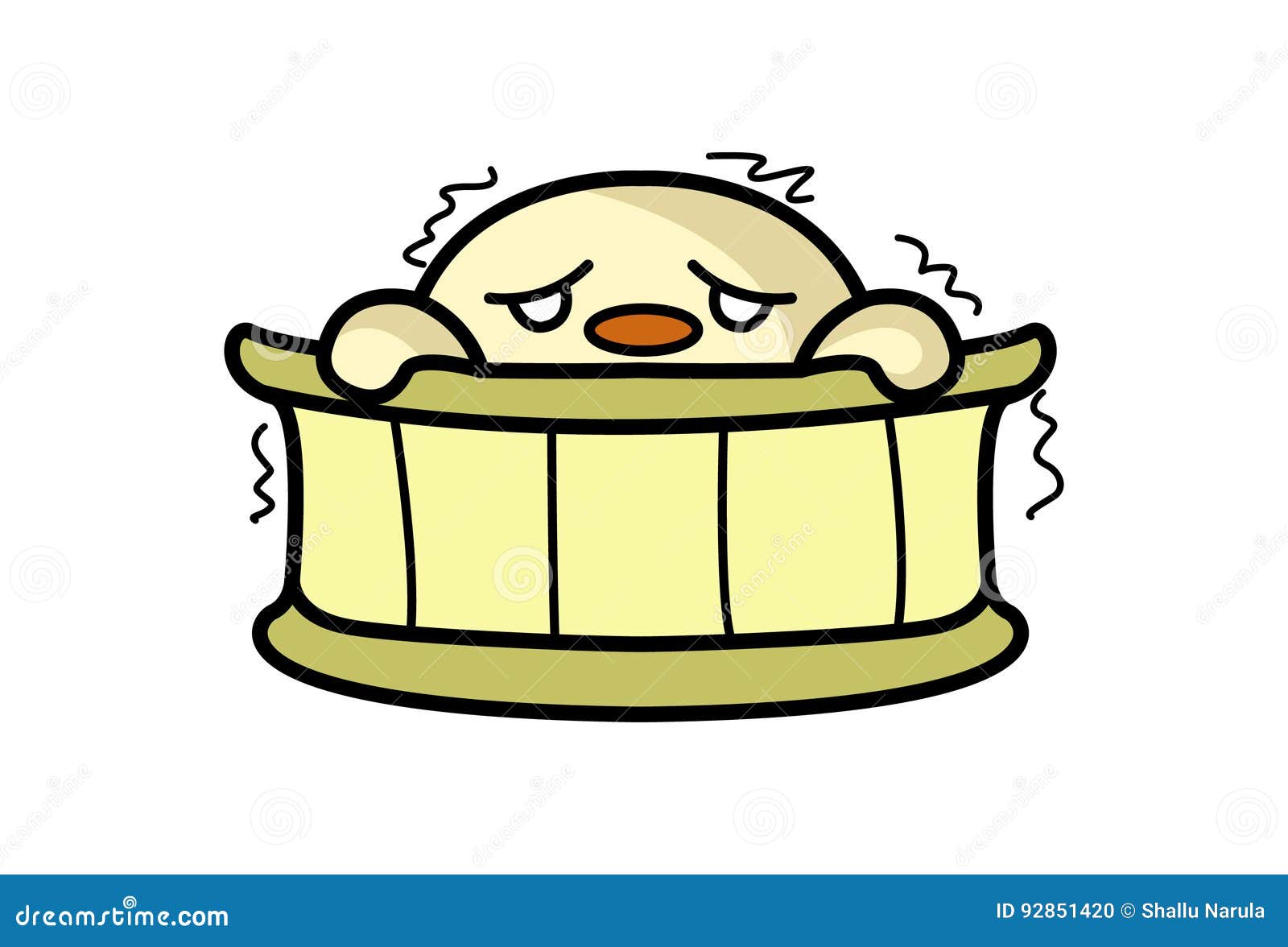 Roundy el monstruo stock de ilustración. Ilustración de robusteza ...