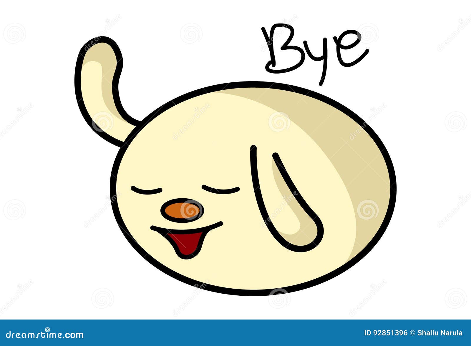 Roundy the Monster stock illustration. Illustration of cute - 92851396