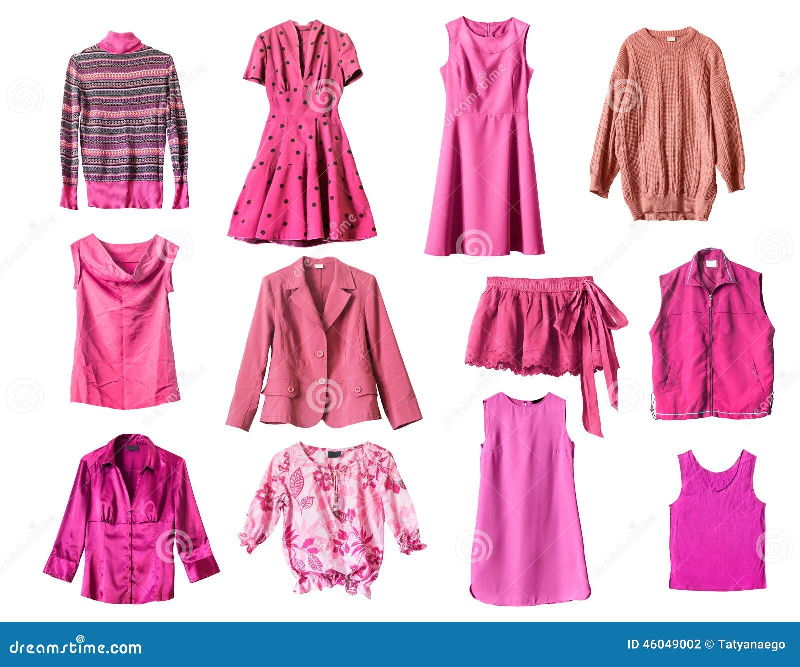 Roupa cor-de-rosa foto de stock. Imagem de saia, forma - 46049002