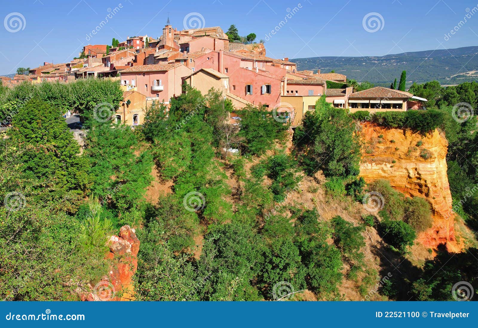 Roussillon,France stock photo. Image of tourist, yellow - 22521100
