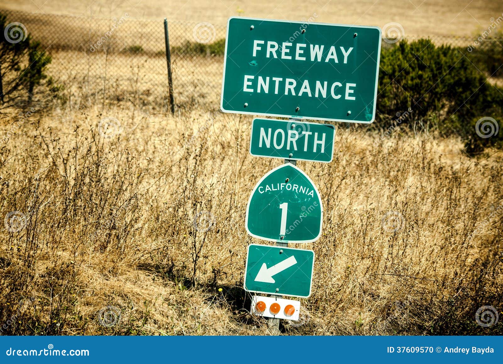 Route 1 sign, California stock photo. Image of romantic - 37609570