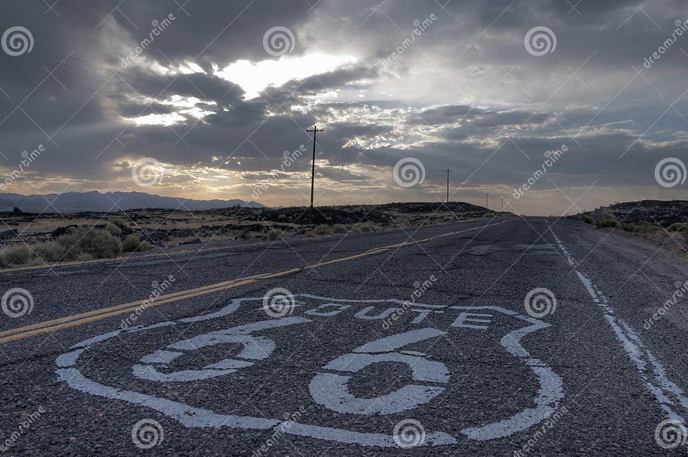 Route 66 stock photo. Image of scenic, traveling, landscape - 20422948