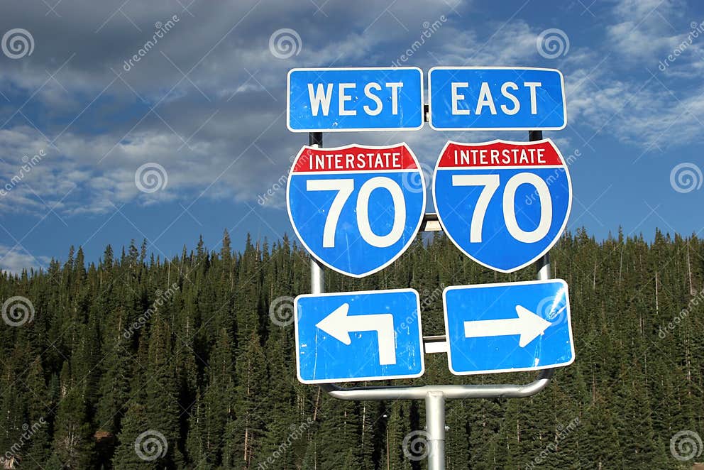 Route 70 road sign stock photo. Image of freeway, street - 1334648
