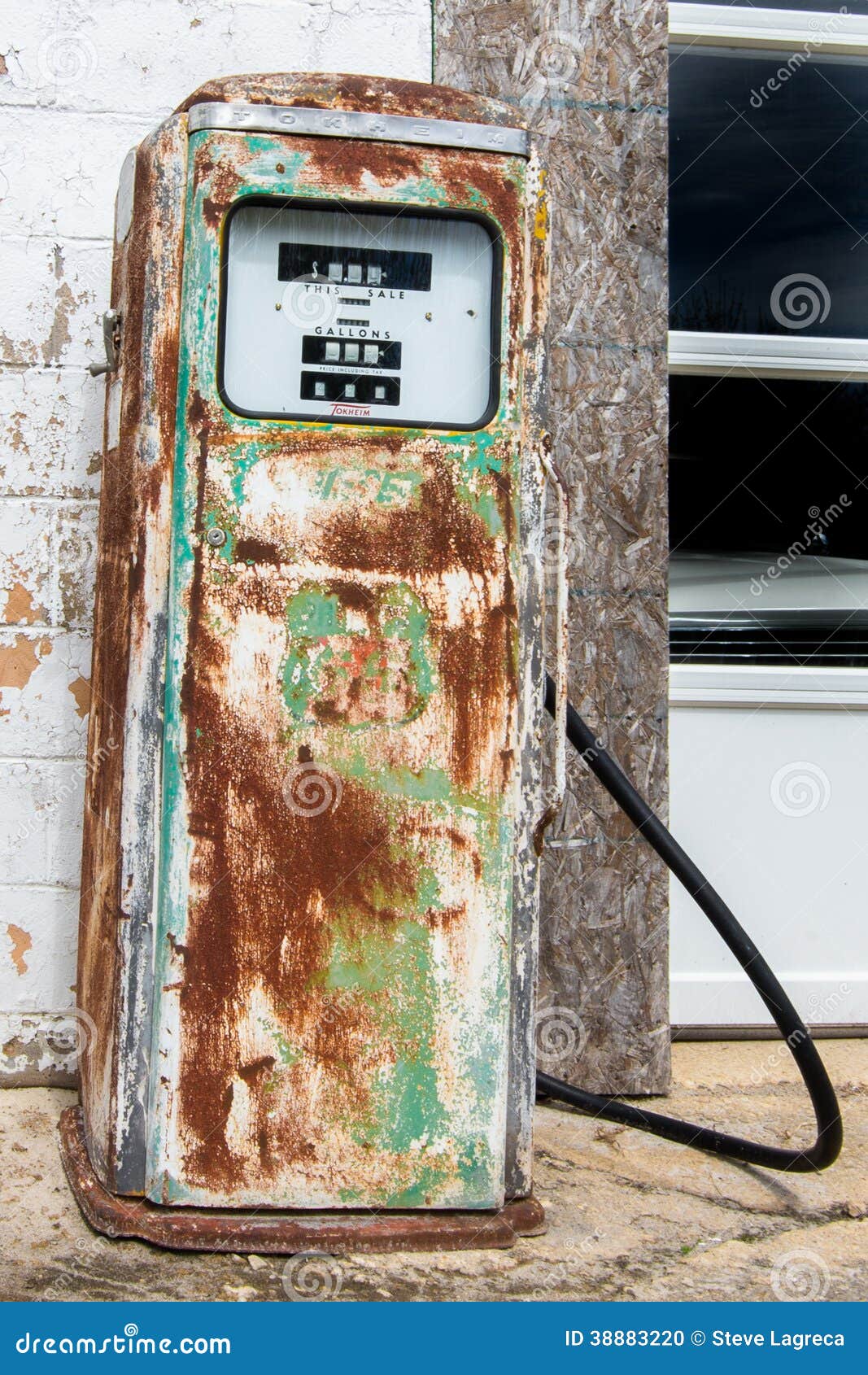 Route 66: Alte Gas-Pumpe, Odell, IL Redaktionelles Bild - Bild von ...