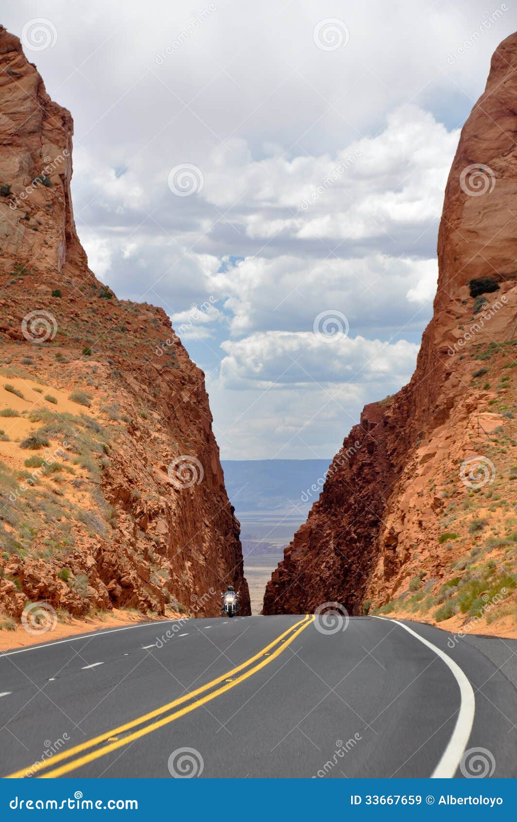 Route 89, Arizona (USA) stock image. Image of driving - 33667659