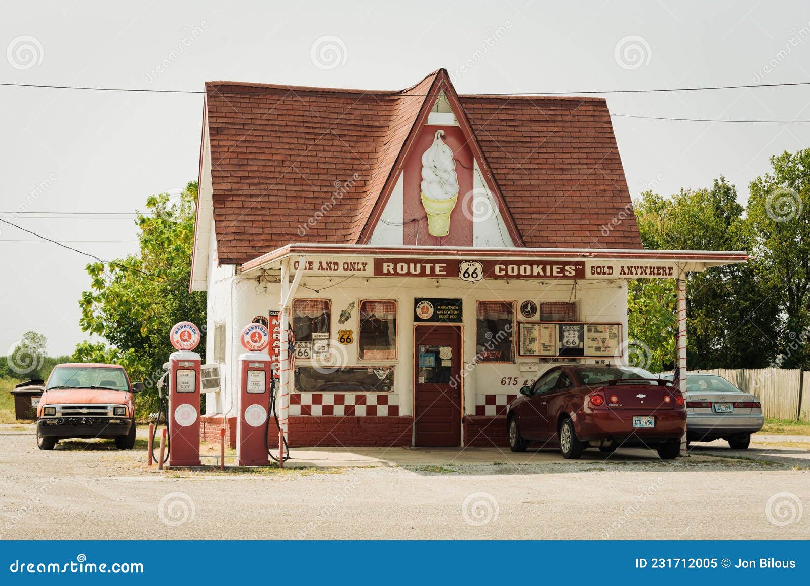 Route 66 Cookies, in Commerce, Oklahoma Editorial Image - Image of ...
