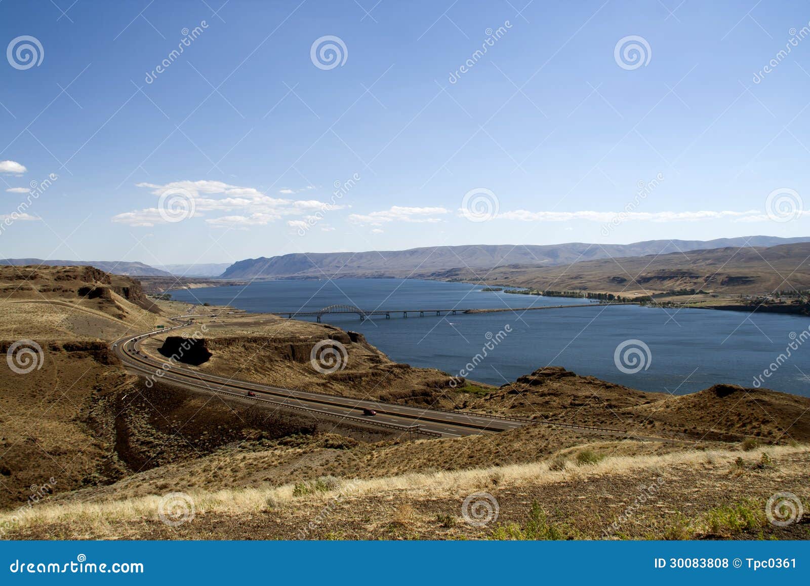 Columbia River Crossing stock photo. Image of tourism - 30083808