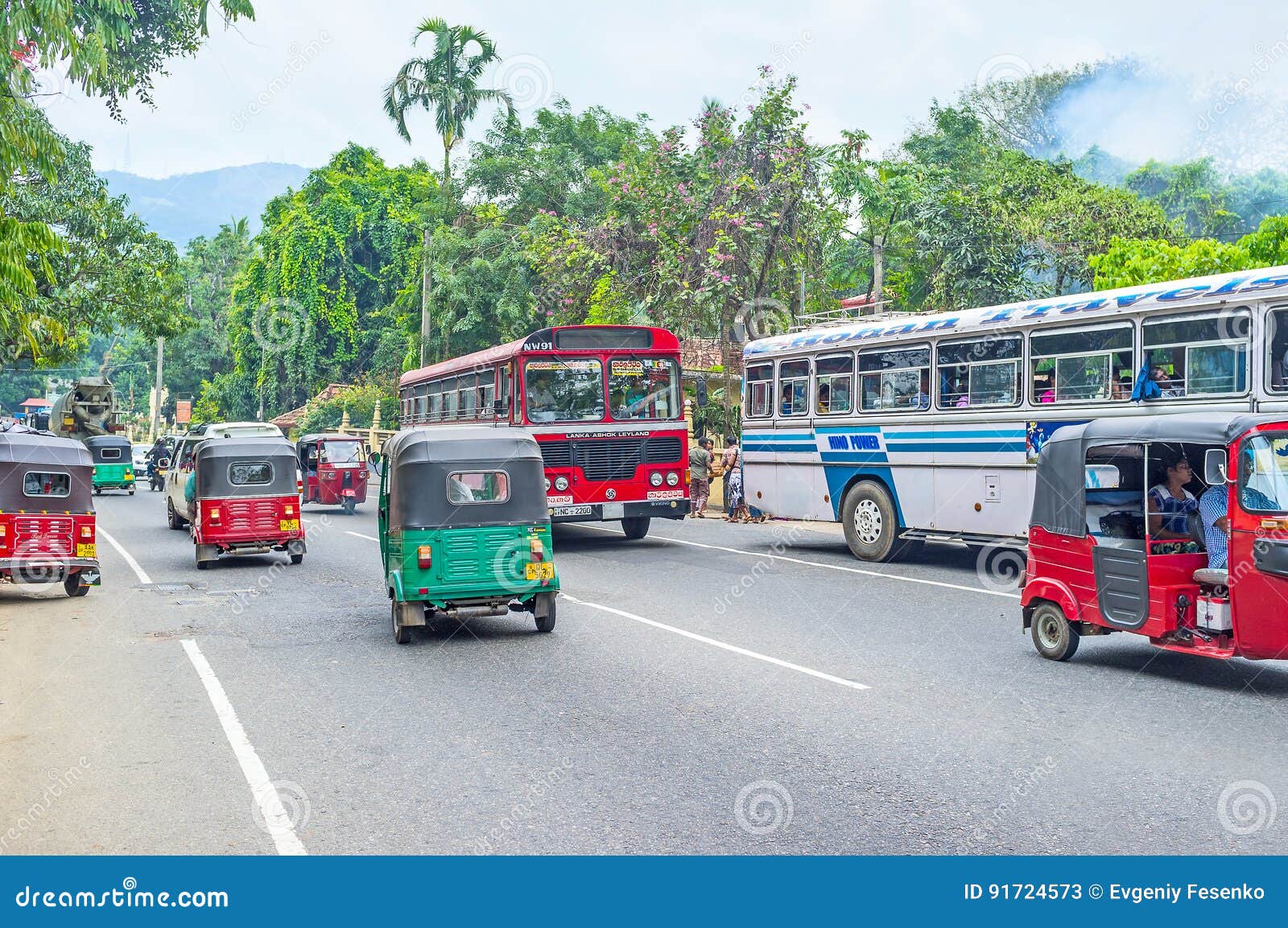 Route de Colombo-Kandy photo stock éditorial. Image du île - 91724573