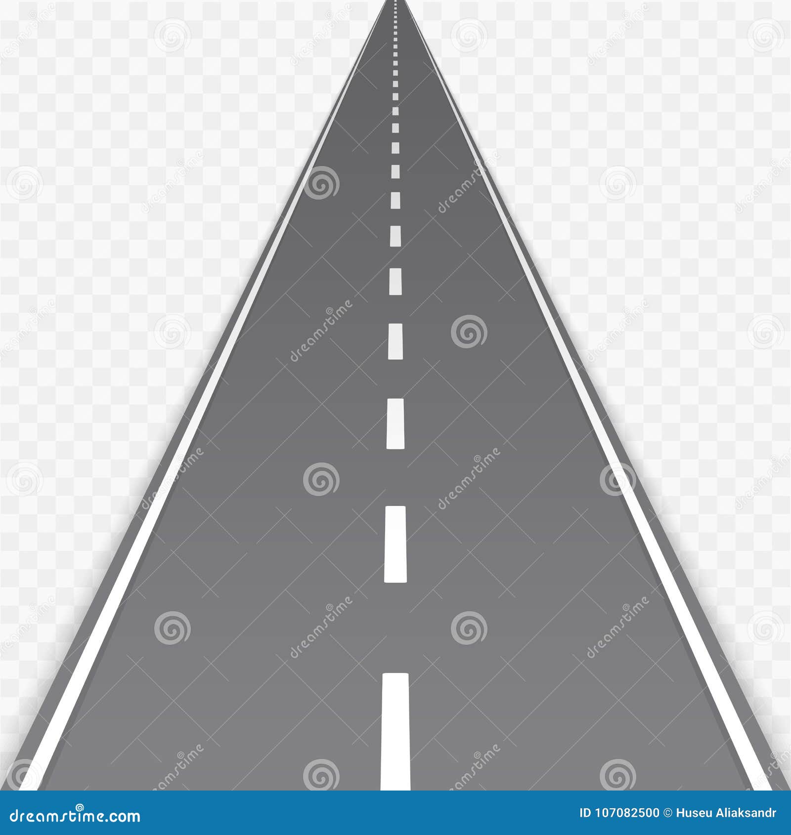 Route Droite Avec Des Inscriptions Illustration de Vecteur ...