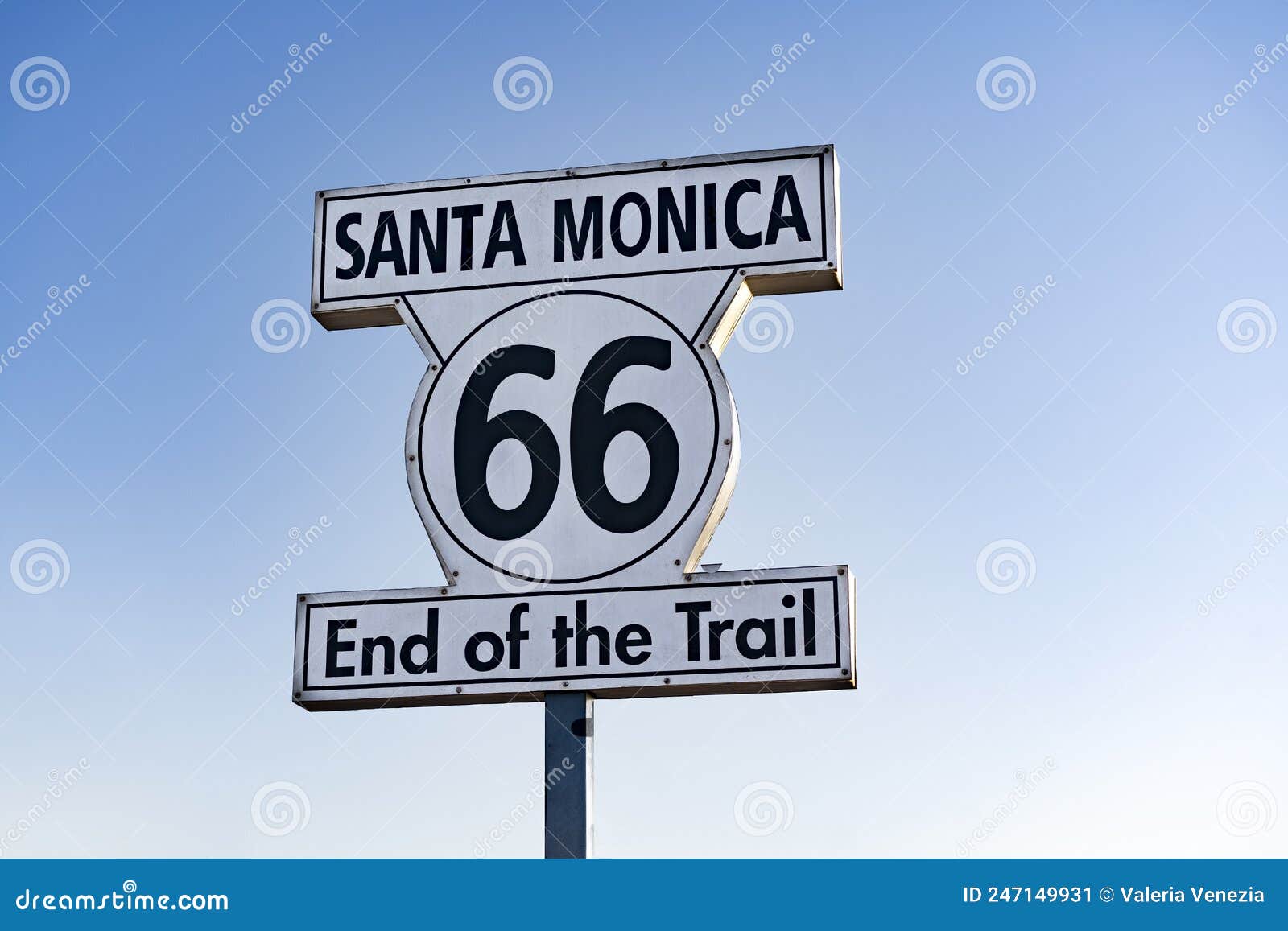 Route 66 end of the train. editorial photo. Image of route - 247149931