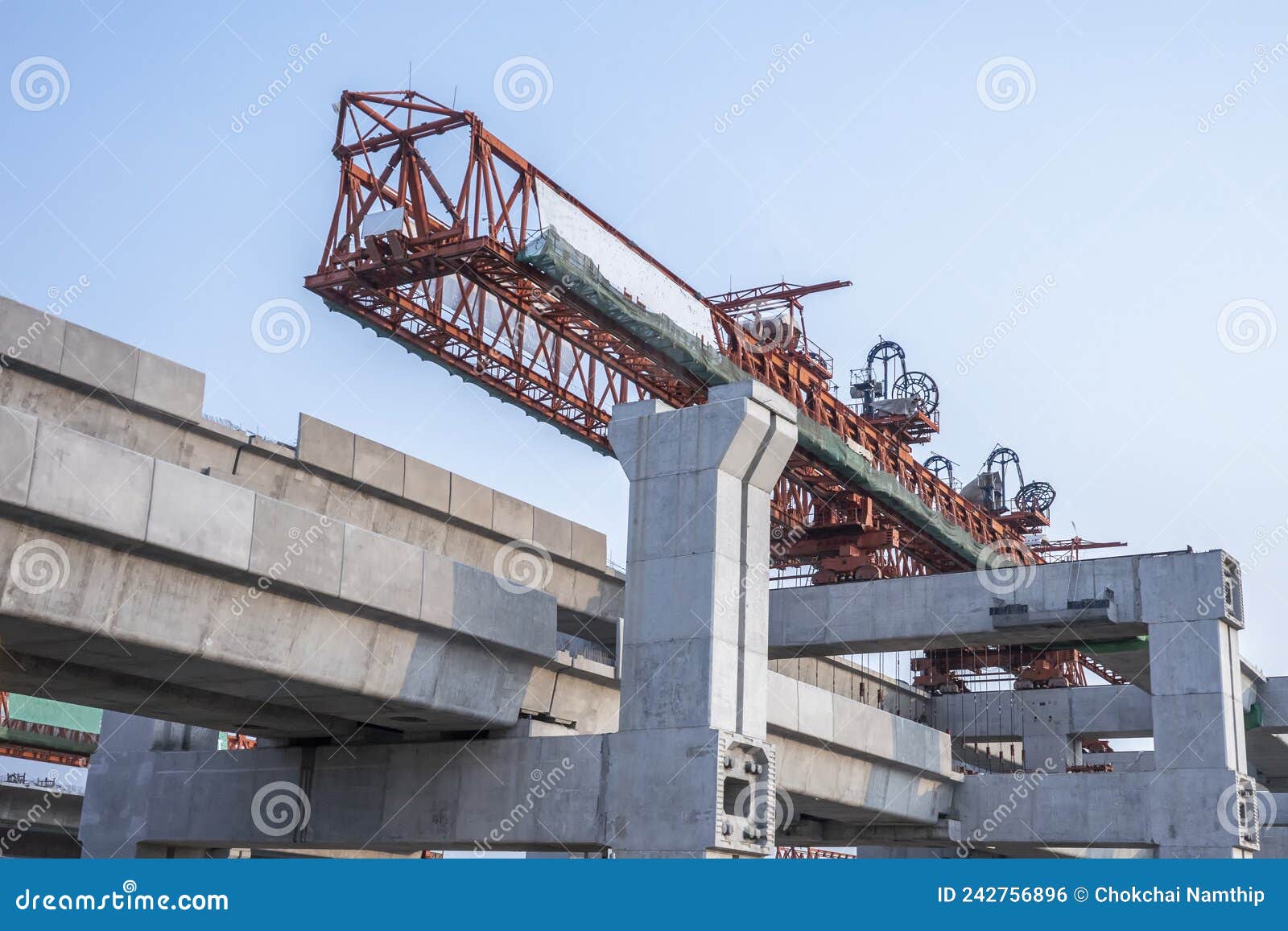 Route Express Construction Pont Pont Pont Embranchement Route Photo ...