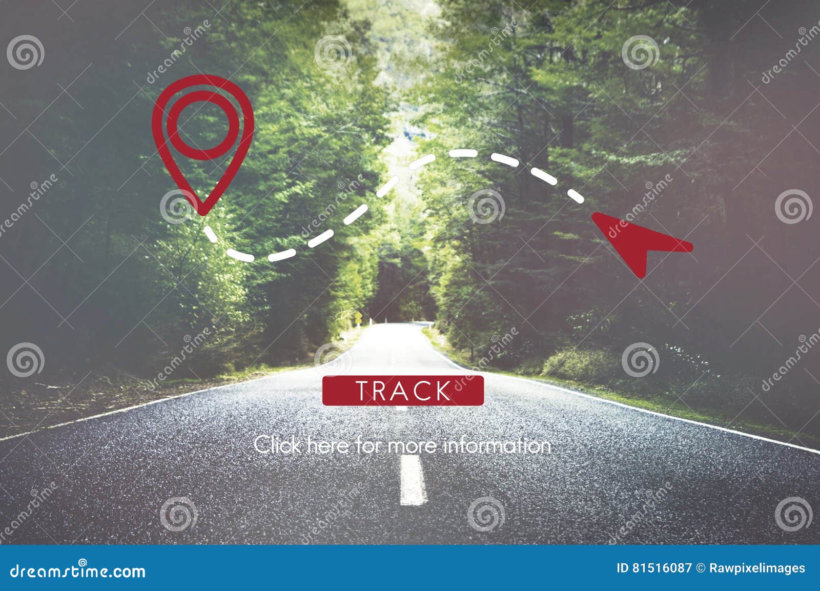 Route GPS Location Direction Position Transport Concept Stock Image ...