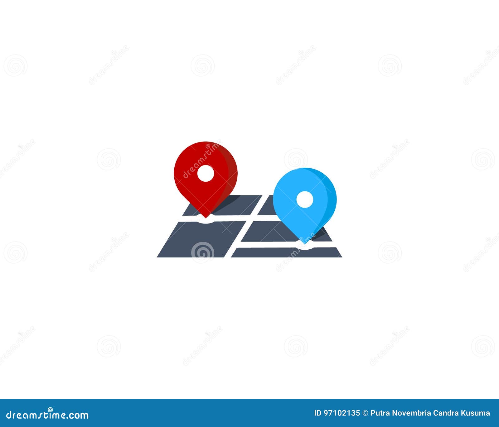 Route Icon Logo Design Element Stock Vector - Illustration of drive ...
