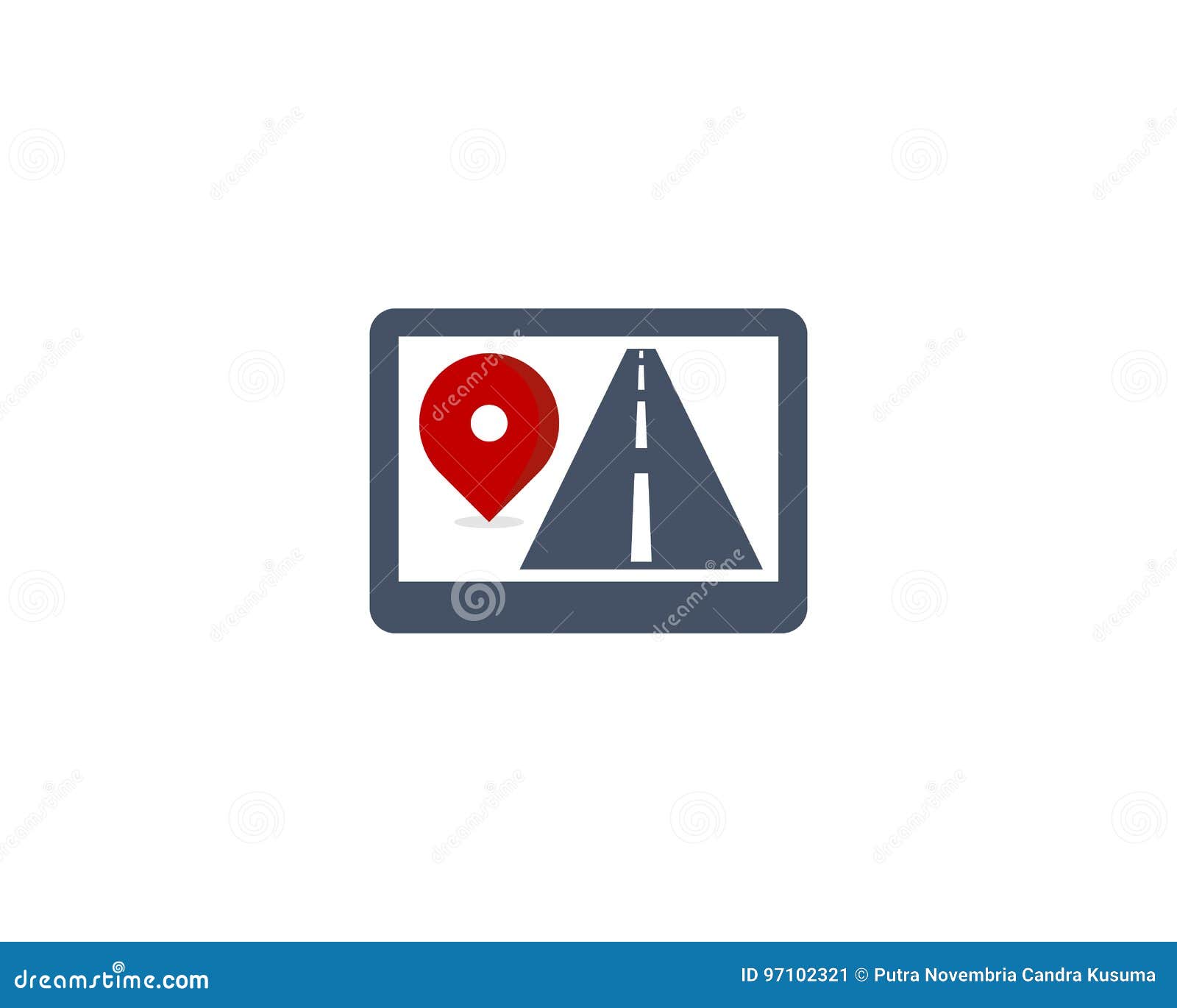 Route Icon Logo Design Element Stock Vector - Illustration of nature ...