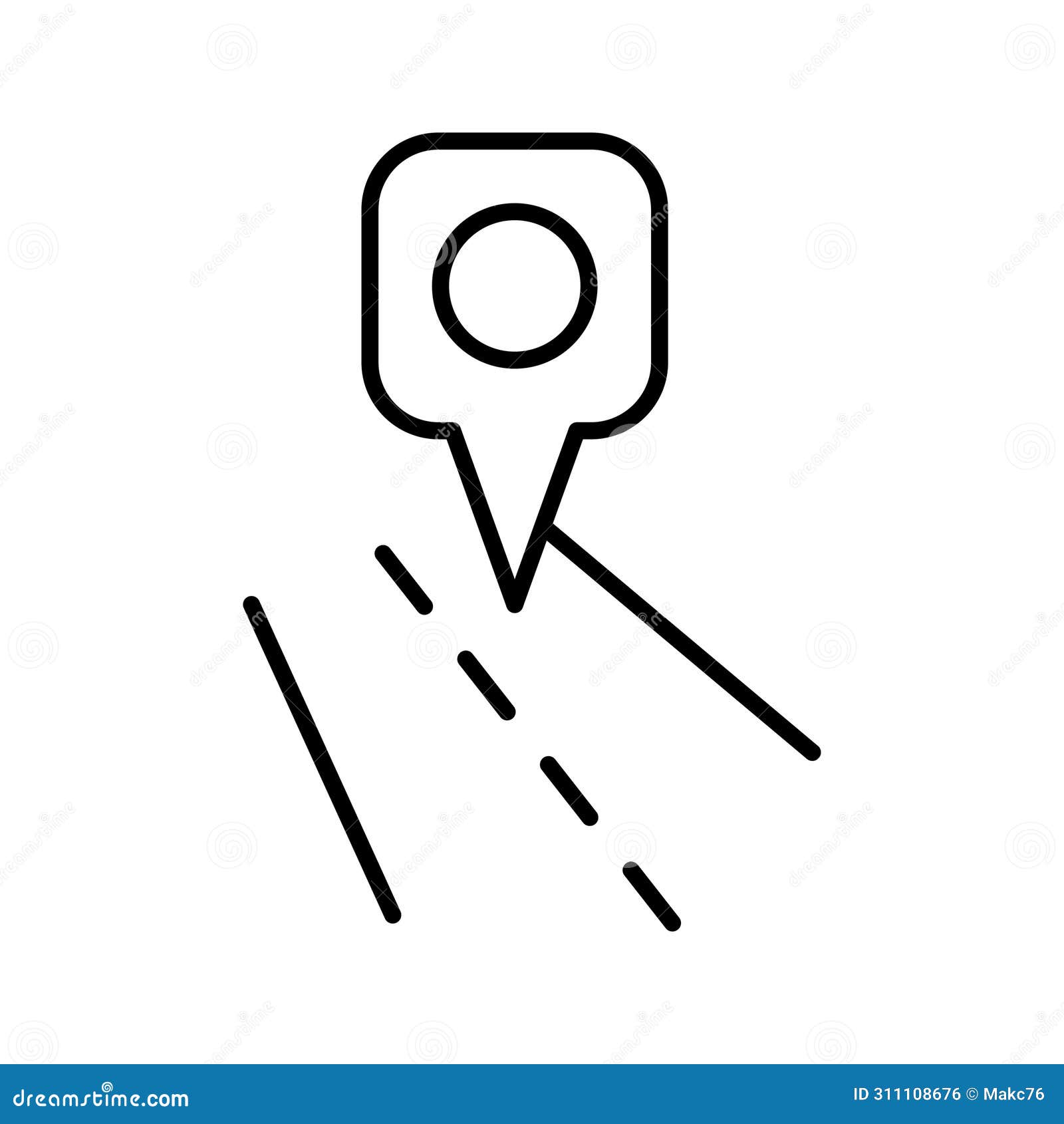 Route Icon. Transport Logistic Stock Vector - Illustration of road ...