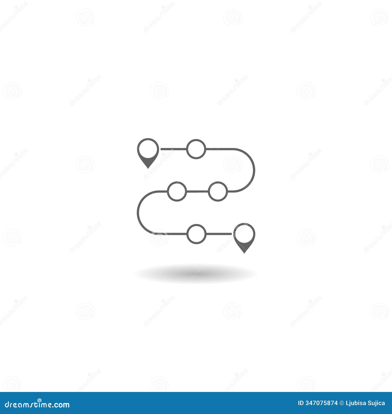 Set Route Location, Location Marker, Infographic Of City Map Navigation ...