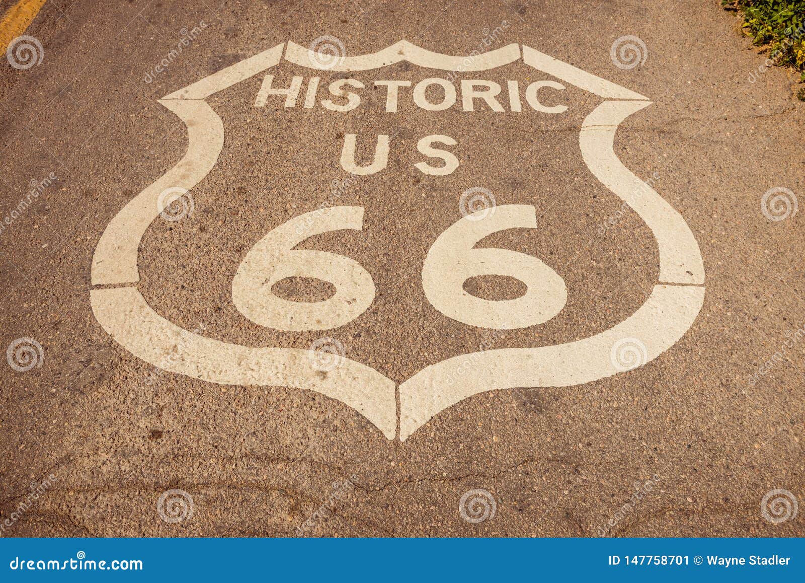 Route 66 Highway Marker stock image. Image of southwest - 147758701