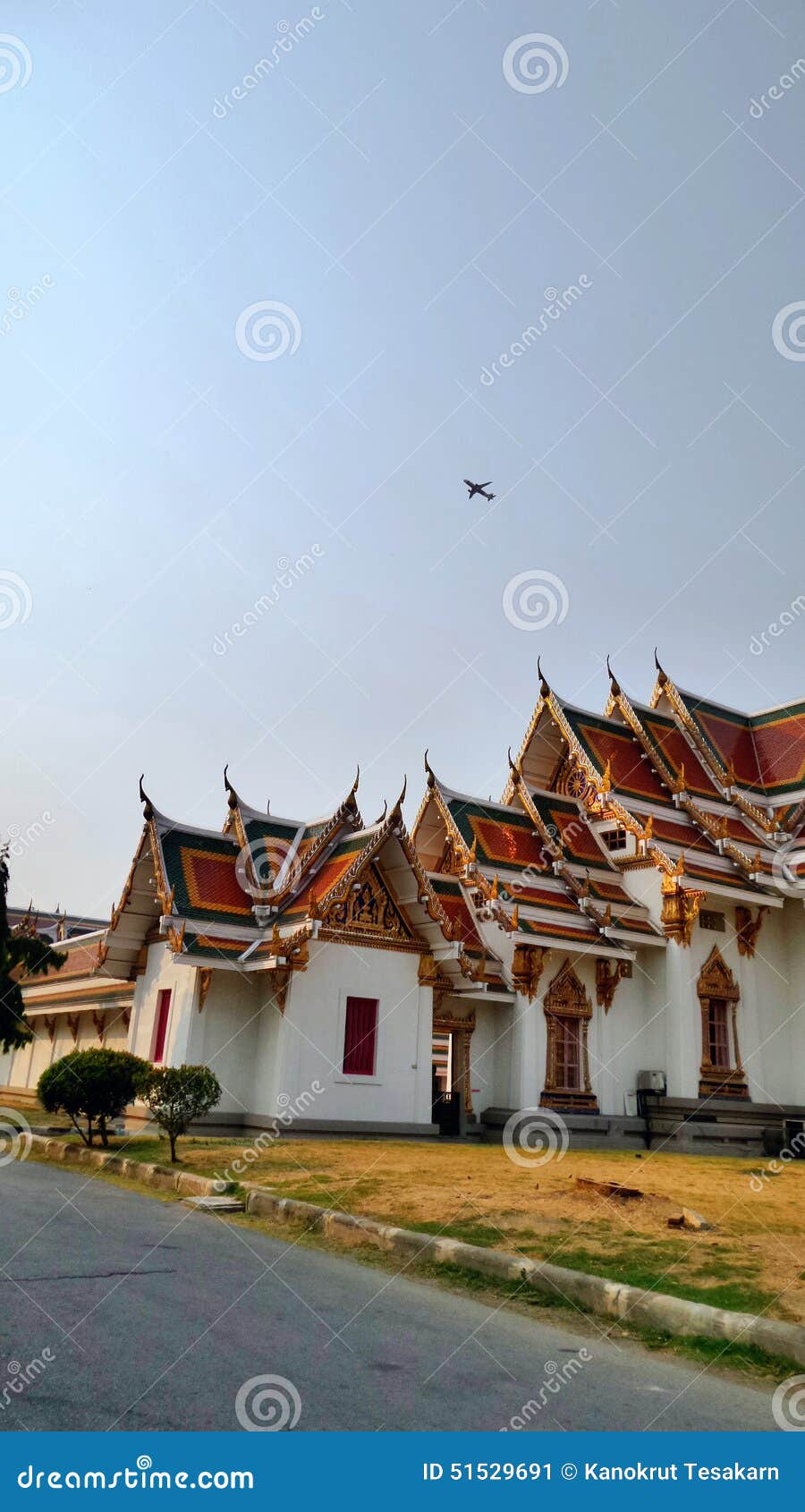 Route path over the temple stock image. Image of temple - 51529691