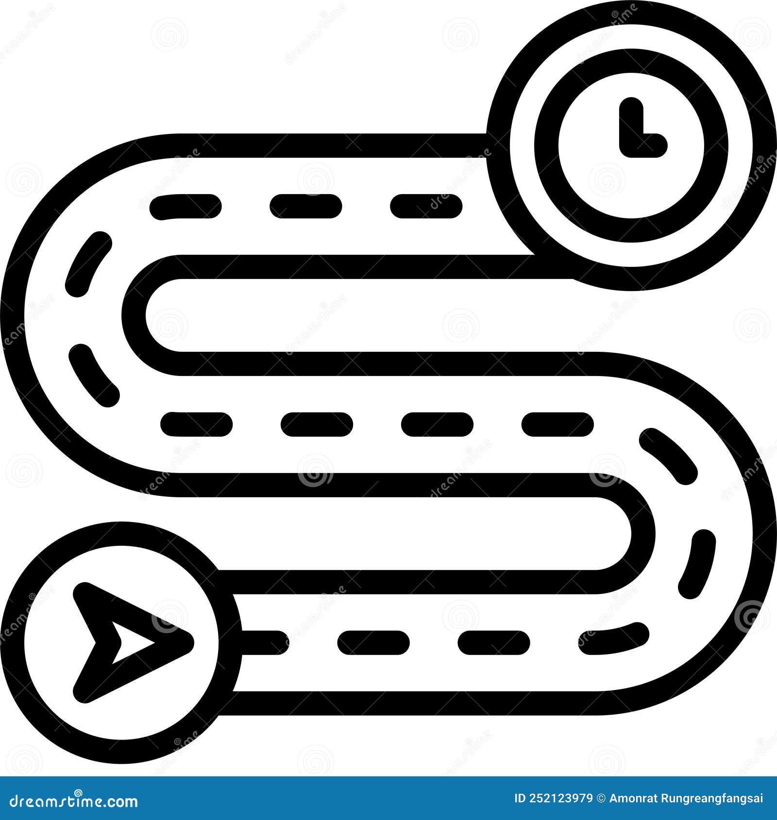 Route Planner Icon, Location Map and Navigation Vector Stock Vector ...