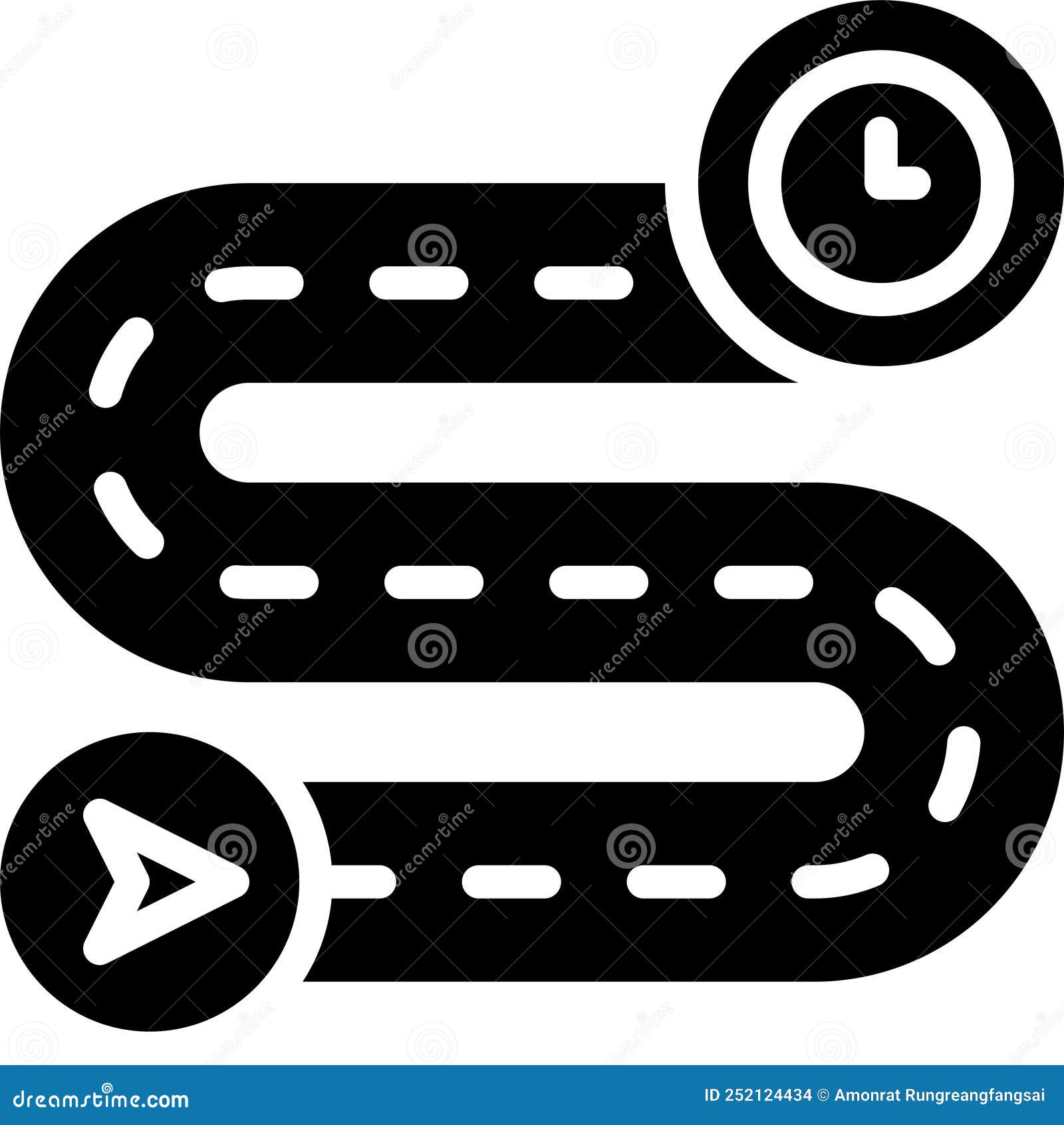 Route Planner Icon, Location Map and Navigation Vector Stock Vector ...