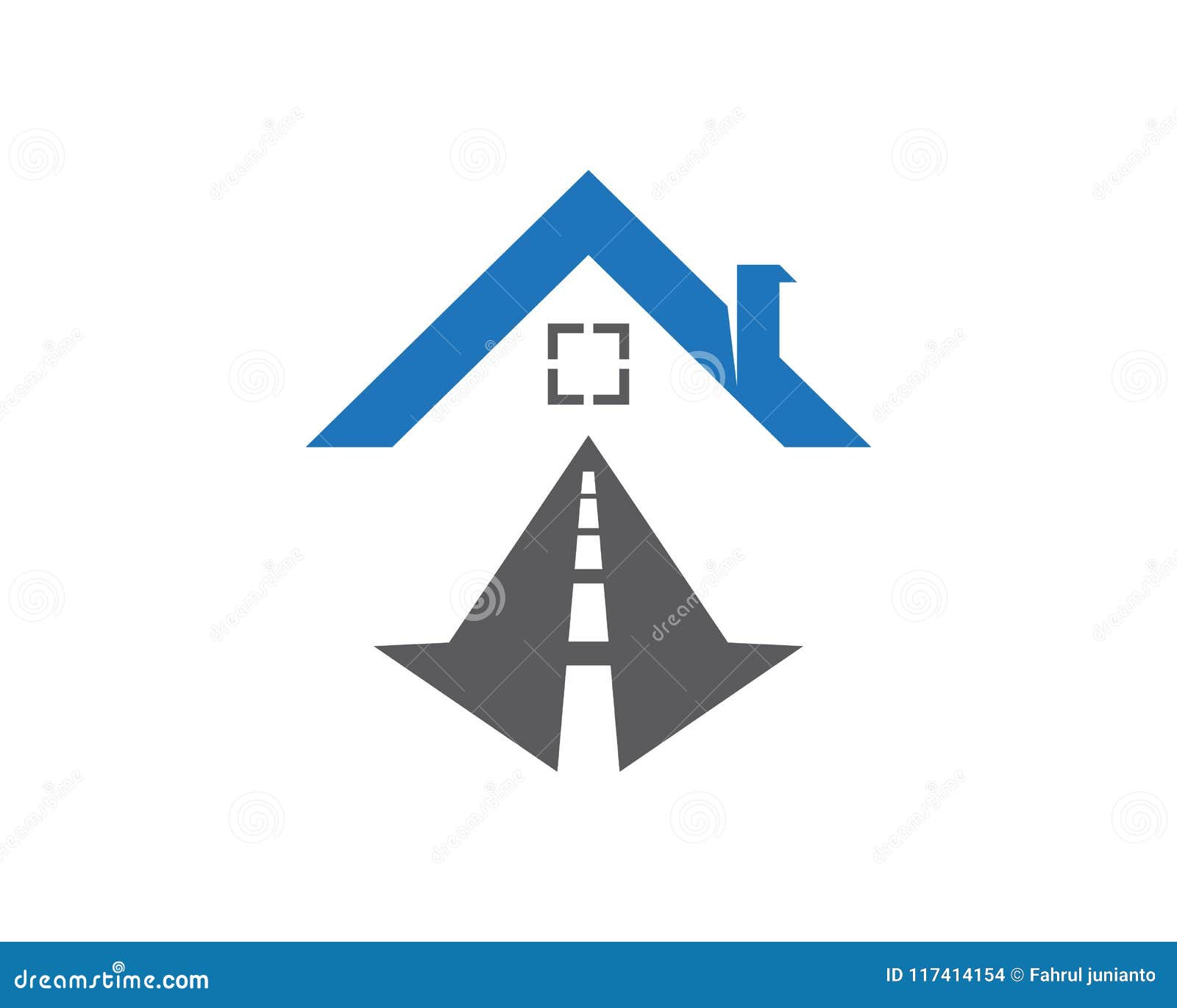 Route Pour Loger Logo Design Illustration de Vecteur - Illustration du ...
