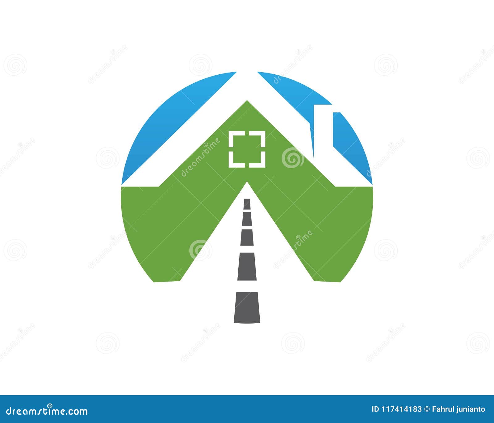 Route Pour Loger Logo Design Illustration de Vecteur - Illustration du ...