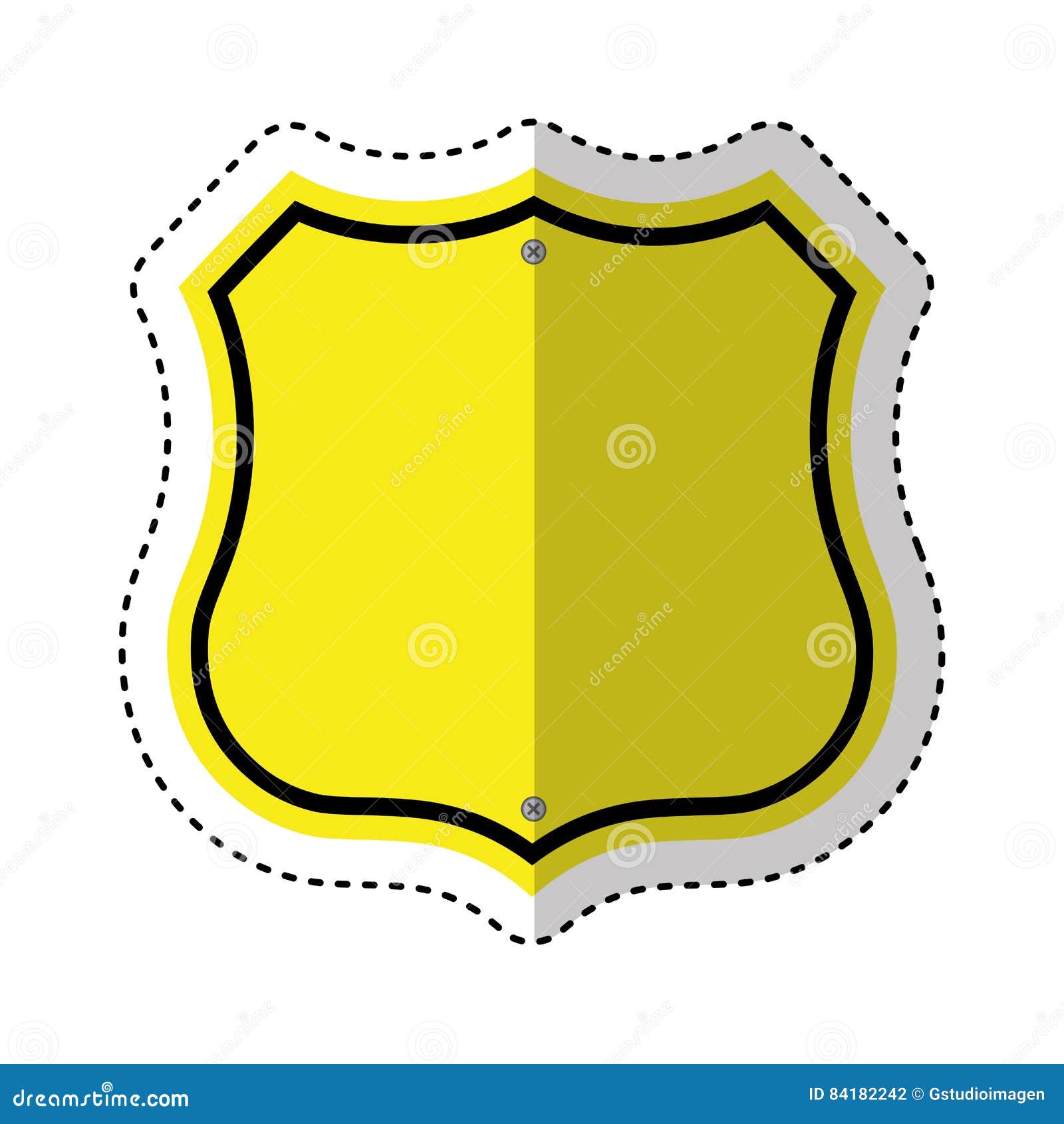 Route Shield Traffic Signal Information Icon Stock Illustration ...