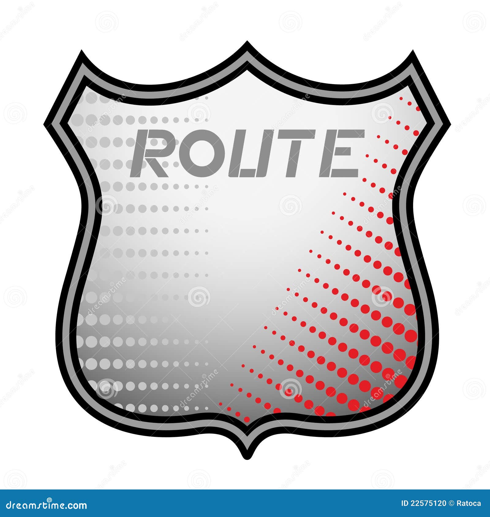 Route sign stock vector. Illustration of element, states - 22575120
