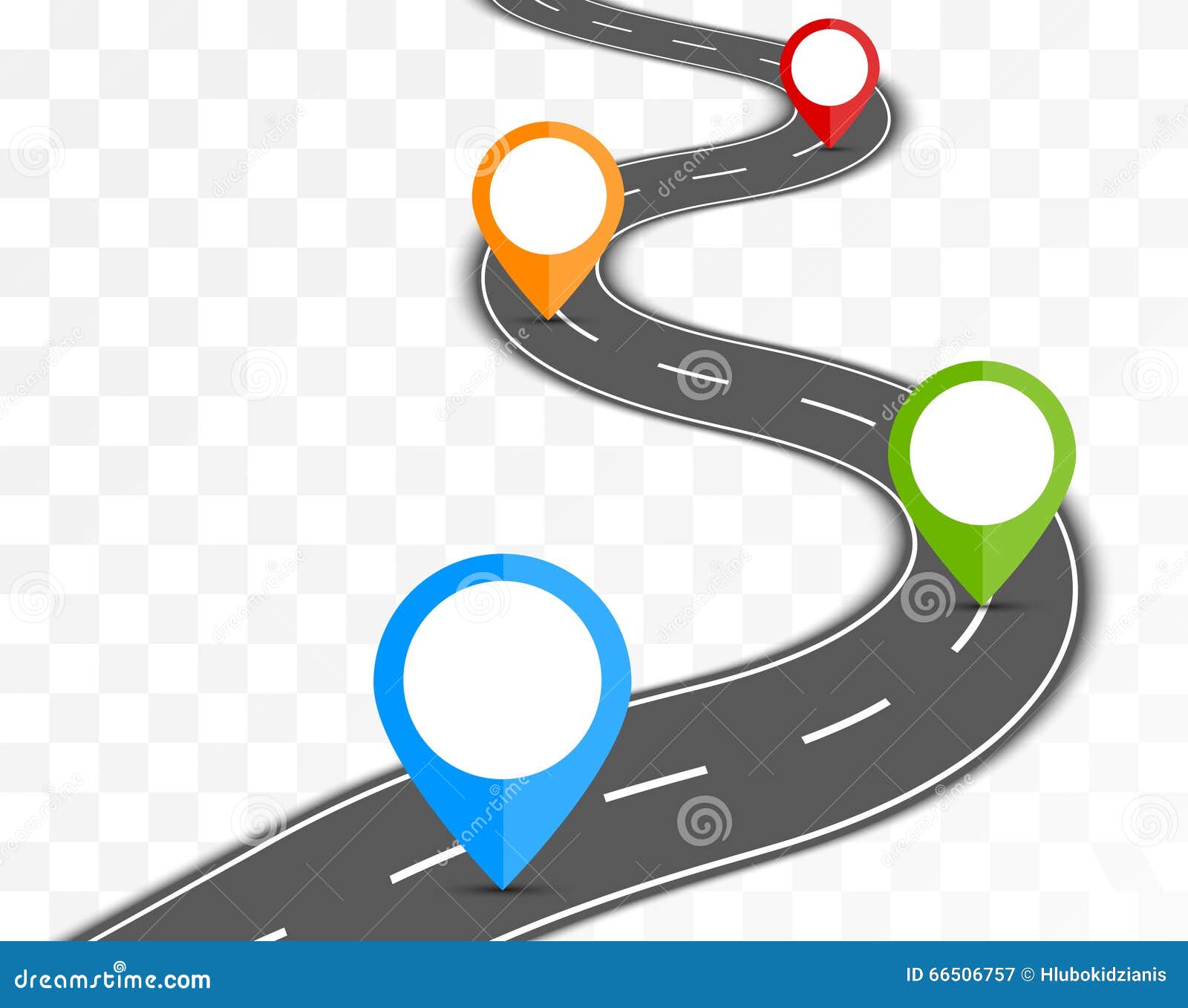 Route Sur Le Fond Transparent Illustration de Vecteur - Illustration du ...